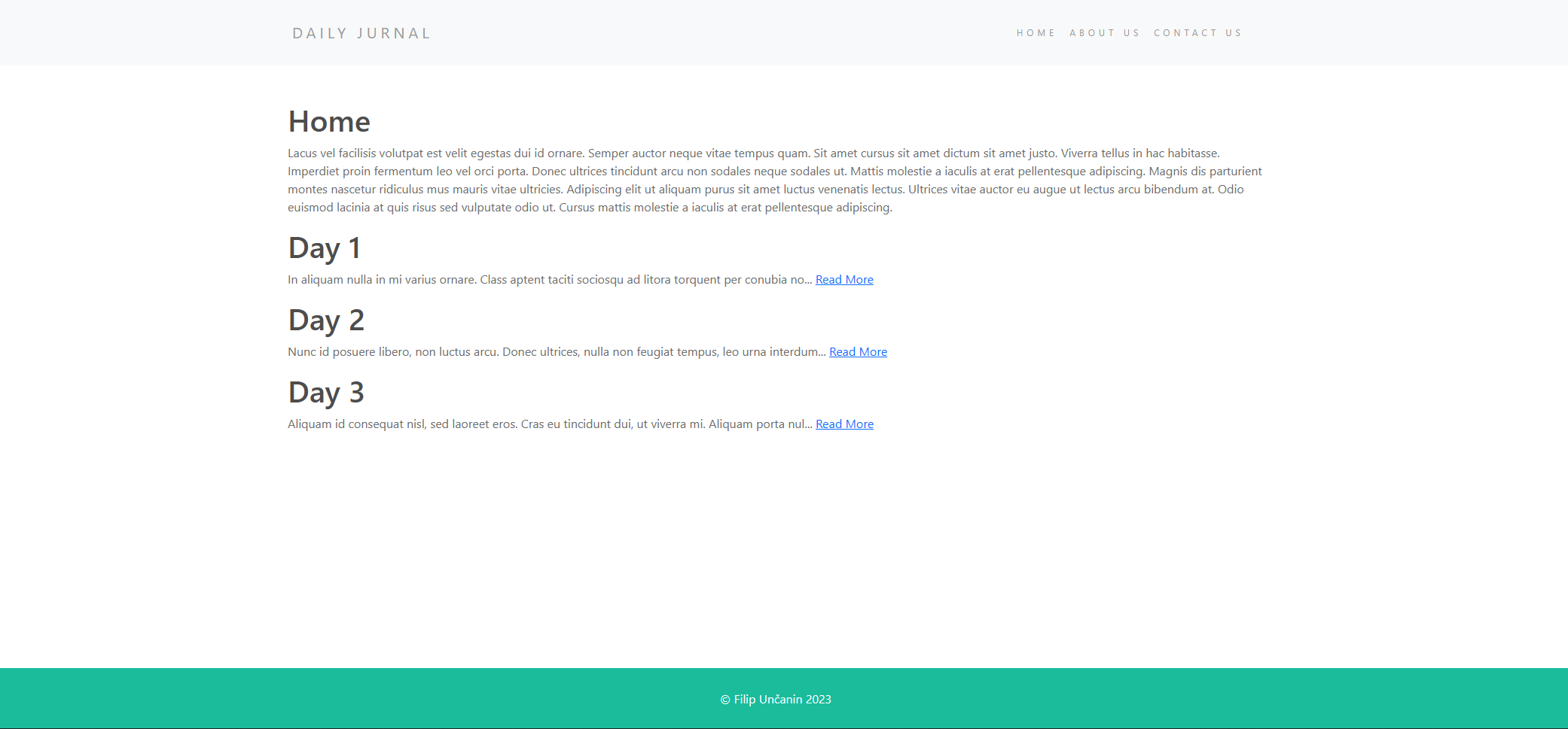 GitHub - filipuncanin/daily-jurnal: Daily Jurnal Web application implemented with MongoDB database