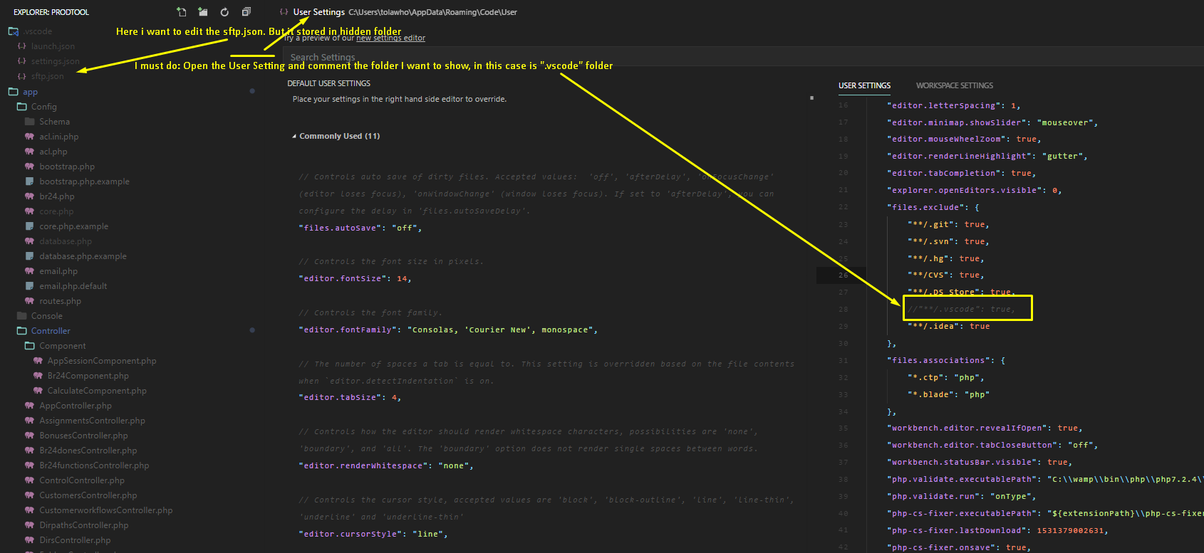 Toggle Hidden File Include In Filesexclude Setting · Issue 54704 · Microsoftvscode · Github
