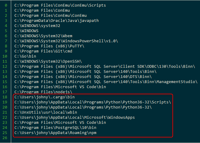 User Env And Path Not Being Merged W System Env And Path On Windows · Issue 2515 · Nushellnushell