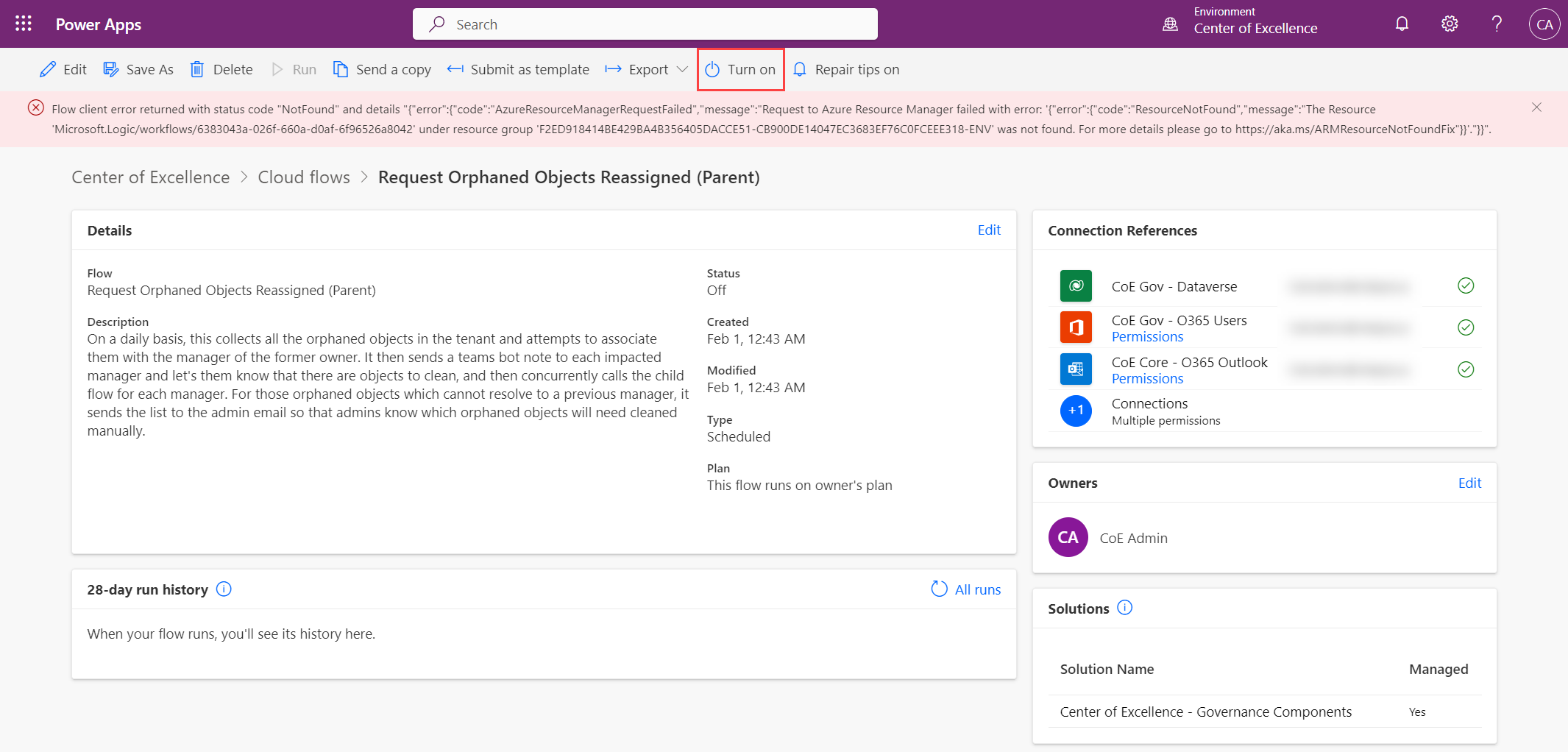 [CoE Starter Kit - BUG] ISSUE TITLE · Issue #4789 · microsoft/coe-starter-kit · GitHub