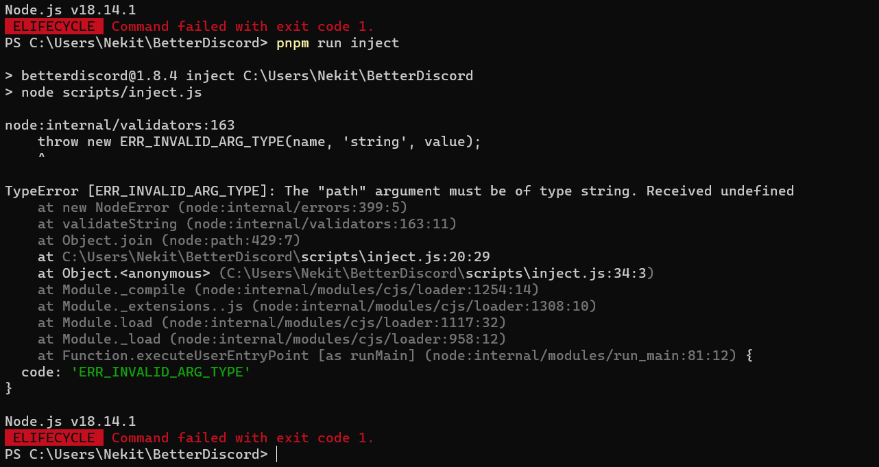 [Bug] Black stream on instlation Settup · Issue #244 · BetterDiscord ...