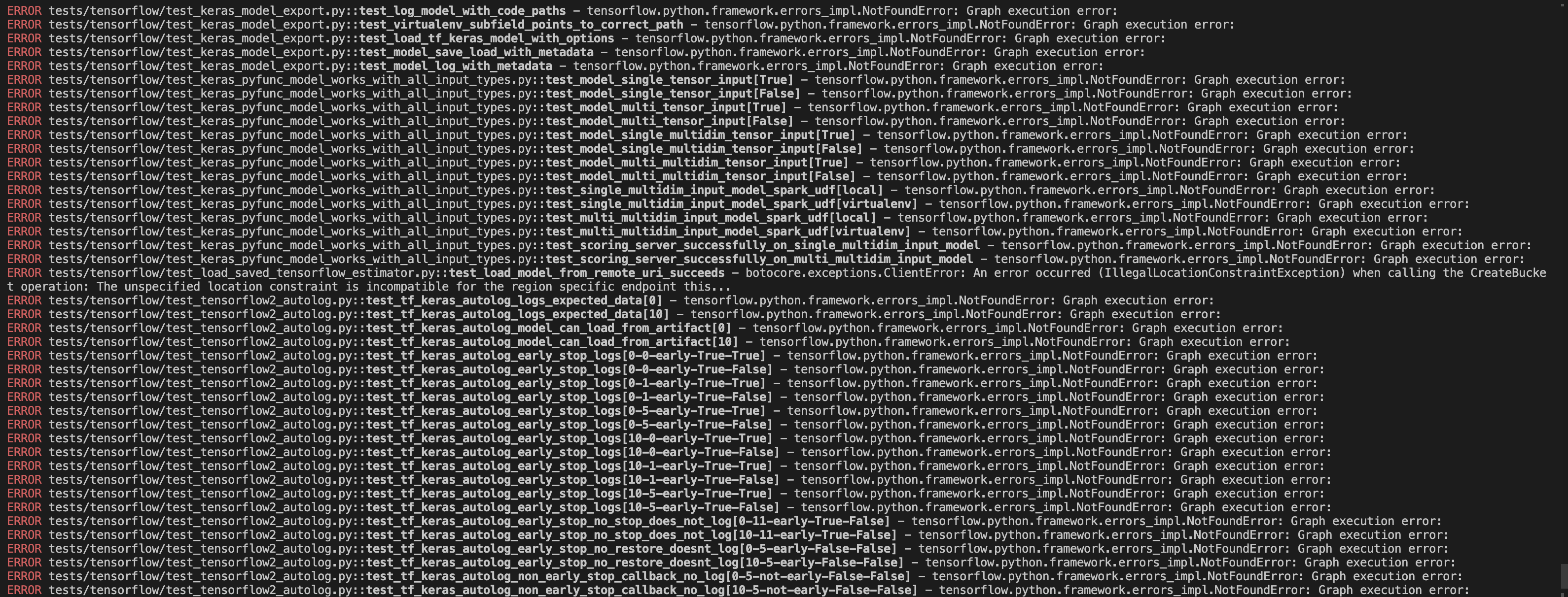 [SETUP-BUG] Tensorflow-macos not compatible with development environment for MLFLOW on Mac ...