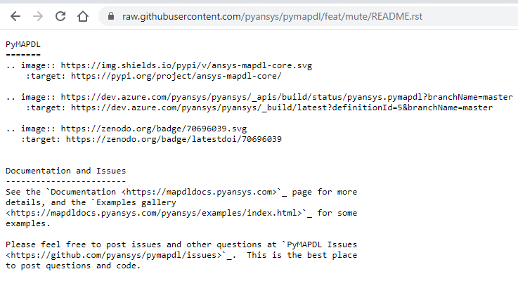 Examples gallery link is dead · Issue #407 · ansys/pymapdl · GitHub