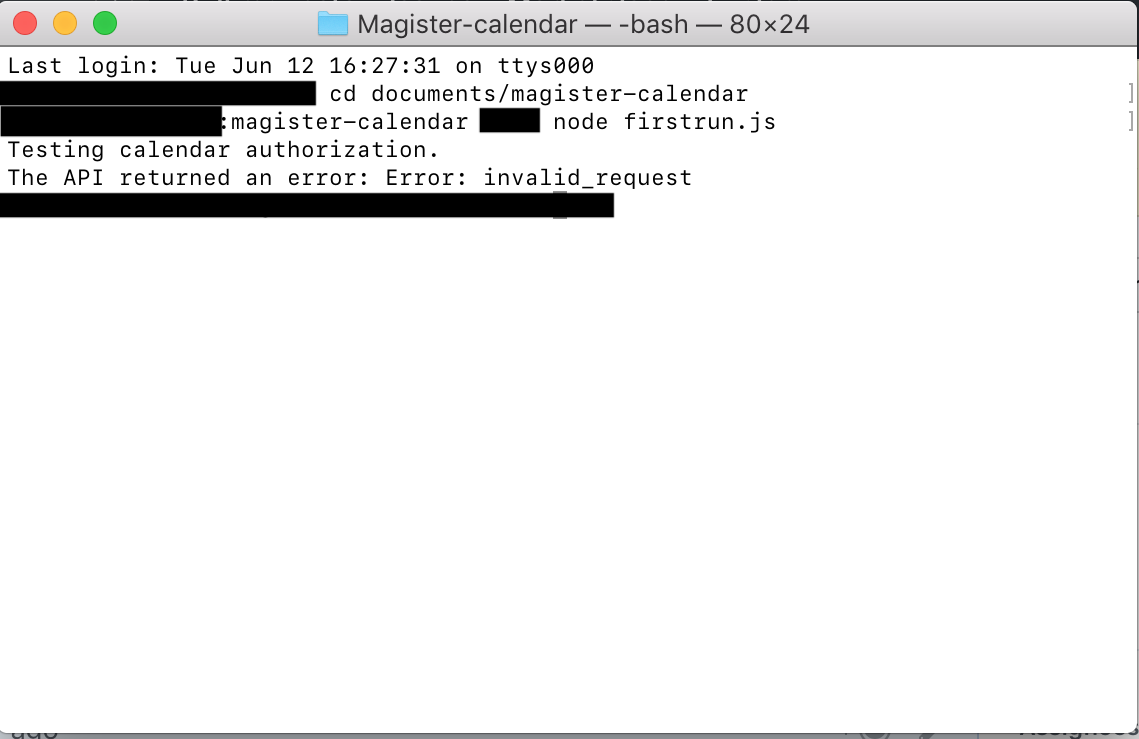 Error requesting new Google OAuth2 token · Issue #38 · lesander/magister-calendar · GitHub