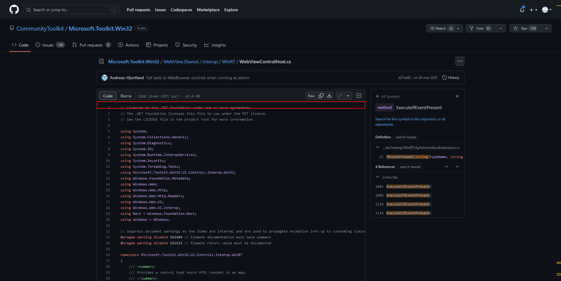 Code navigation on large screens · community · Discussion #49909 · GitHub