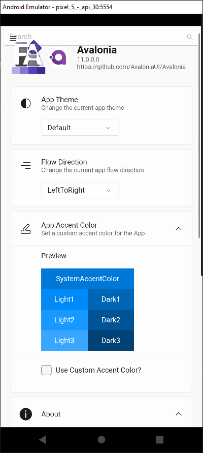 [Android] Search bar is overlapped · Issue #421 · amwx/FluentAvalonia · GitHub
