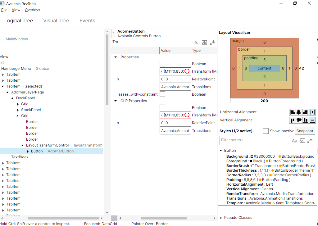 TransformConverter FormatException · Issue #12816 · AvaloniaUI/Avalonia · GitHub