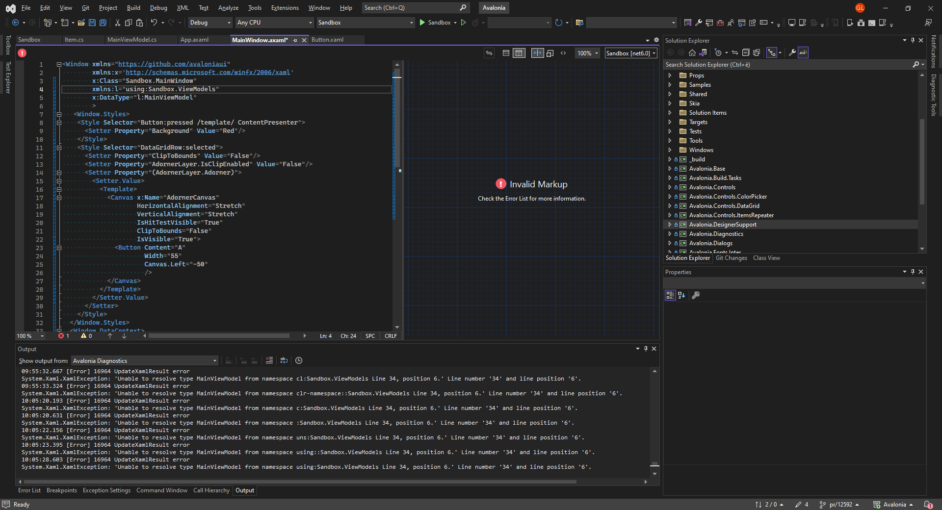 Preview Not Showed When Using `using` Statment · Issue 12974 · Avaloniaui Avalonia · Github