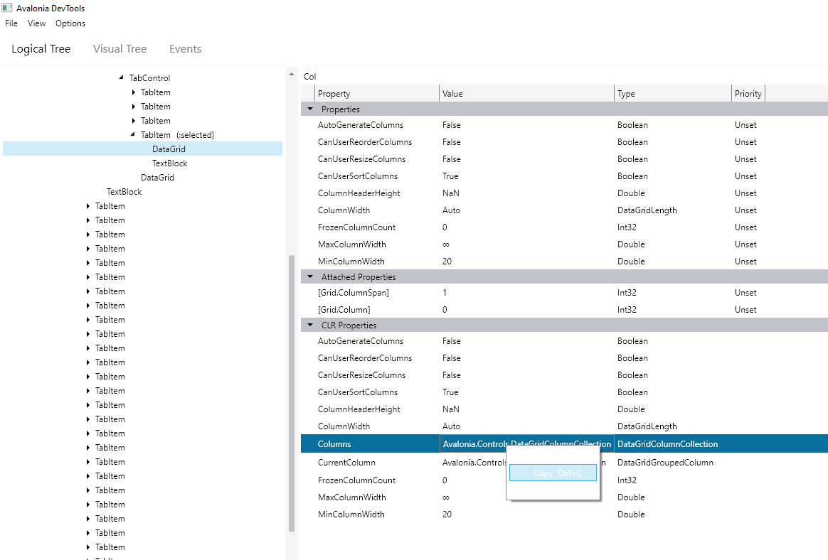 DevTools Color of ContextMenu Text · Issue #4657 · AvaloniaUI/Avalonia · GitHub