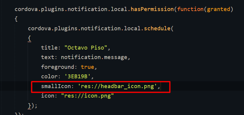 Setting the small_icon: any guides? · Issue #1644 · katzer/cordova-plugin-local-notifications ...
