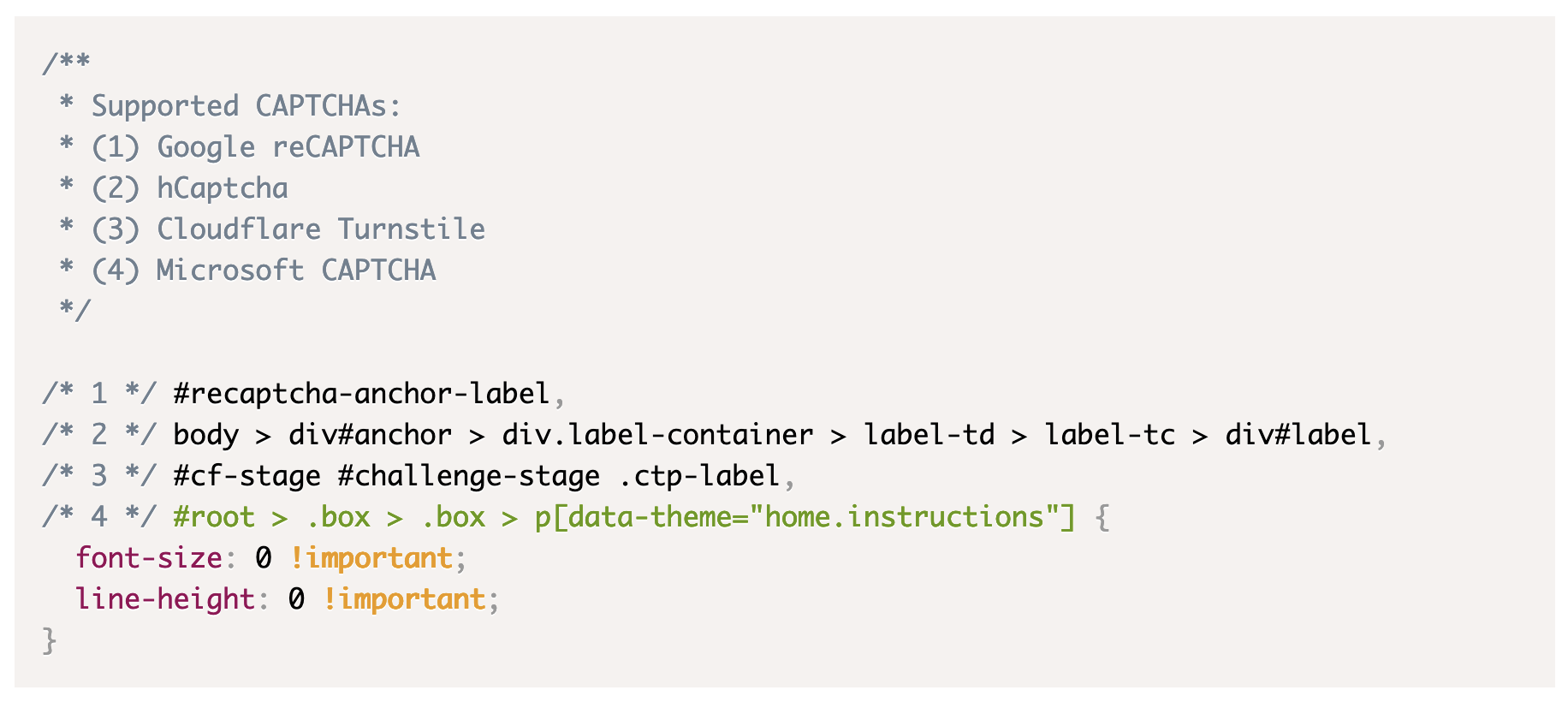 CSS selectors with inline comments are not tokenised/highlighted correctly · Issue #3676 ...