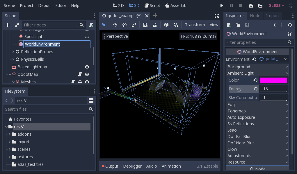 BakedLightmap does not react to ambient lighting if no sky is used · Issue #23948 · godotengine ...