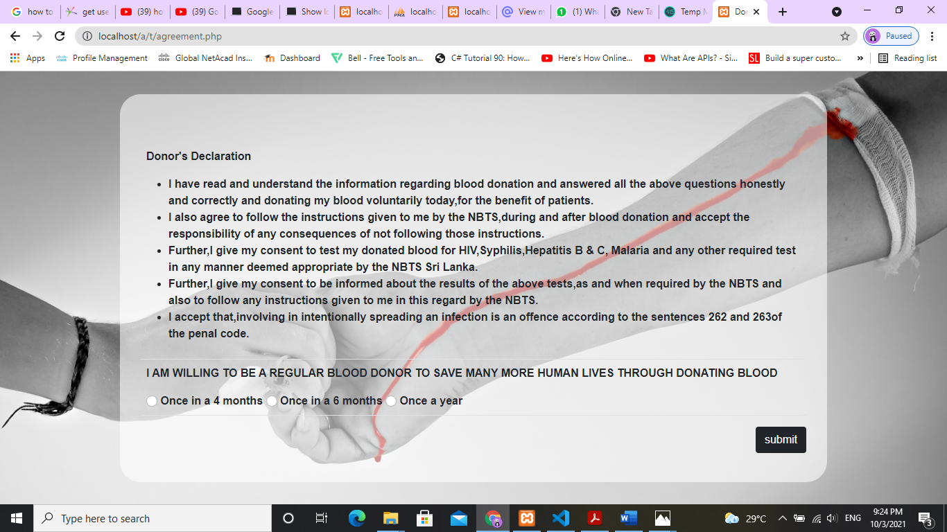 GitHub - RD-Weedagama/Blood-and-Organ-Donation-Management-System