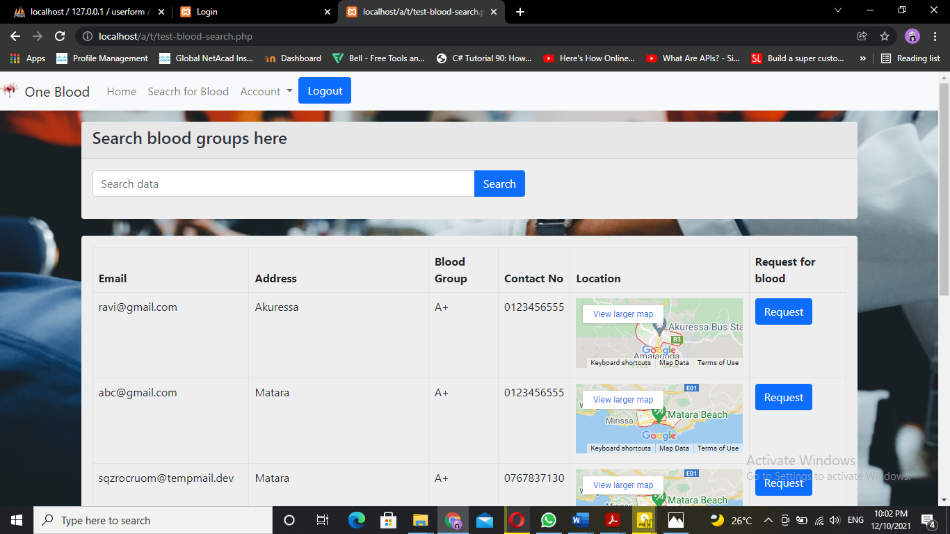 GitHub - RD-Weedagama/Blood-and-Organ-Donation-Management-System
