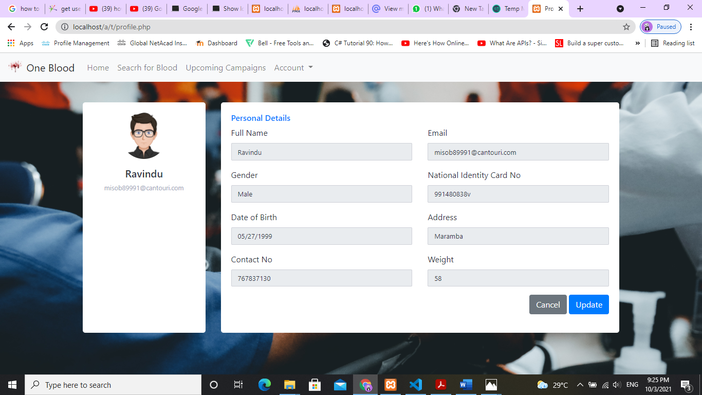 GitHub - RD-Weedagama/Blood-and-Organ-Donation-Management-System