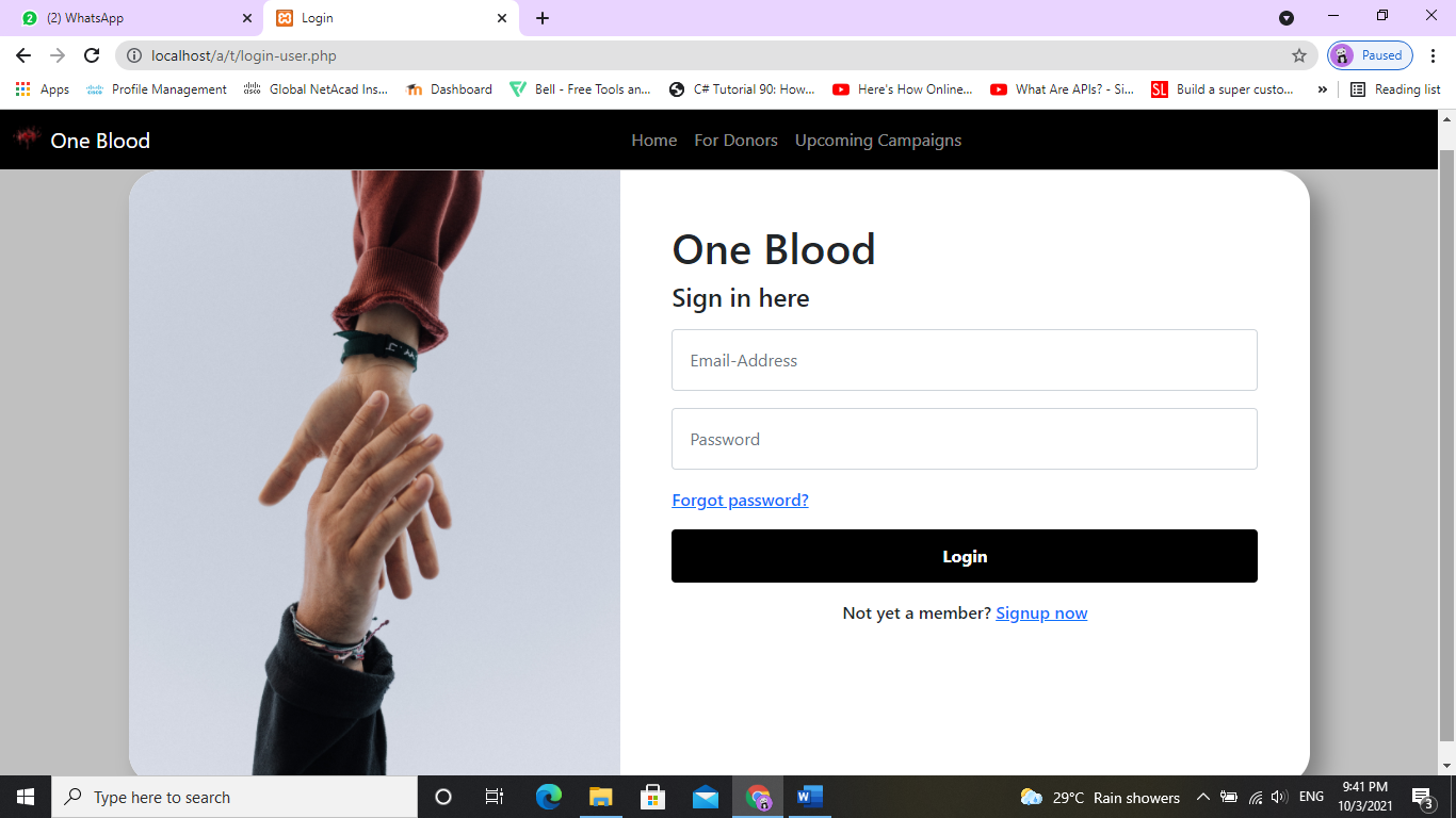 GitHub - RD-Weedagama/Blood-and-Organ-Donation-Management-System