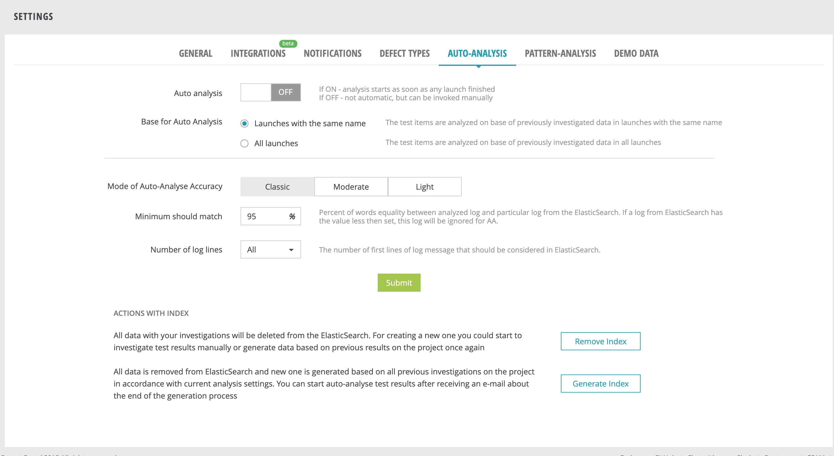 [v5] Most failed test cases and Flaky test cases widget fail to ...