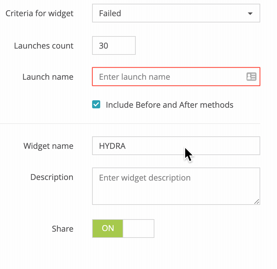 [v5] Most failed test cases and Flaky test cases widget fail to ...