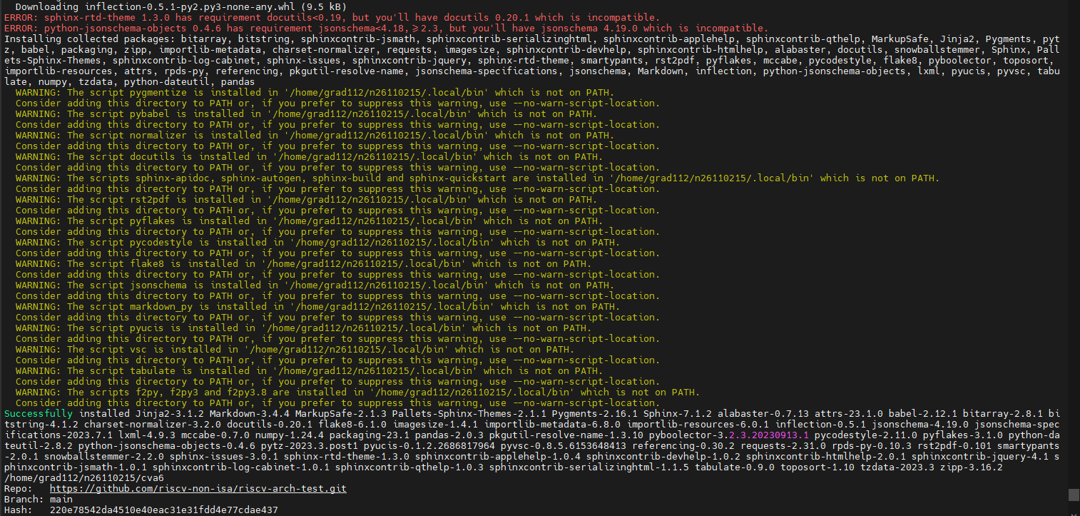 Environent Setup Error · Issue 1432 · Openhwgroup Cva6 · Github