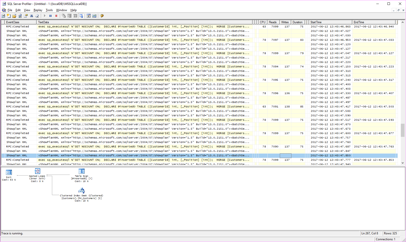 Update pipeline perf: Consider removing ORDER BY from MERGE-based batch ...