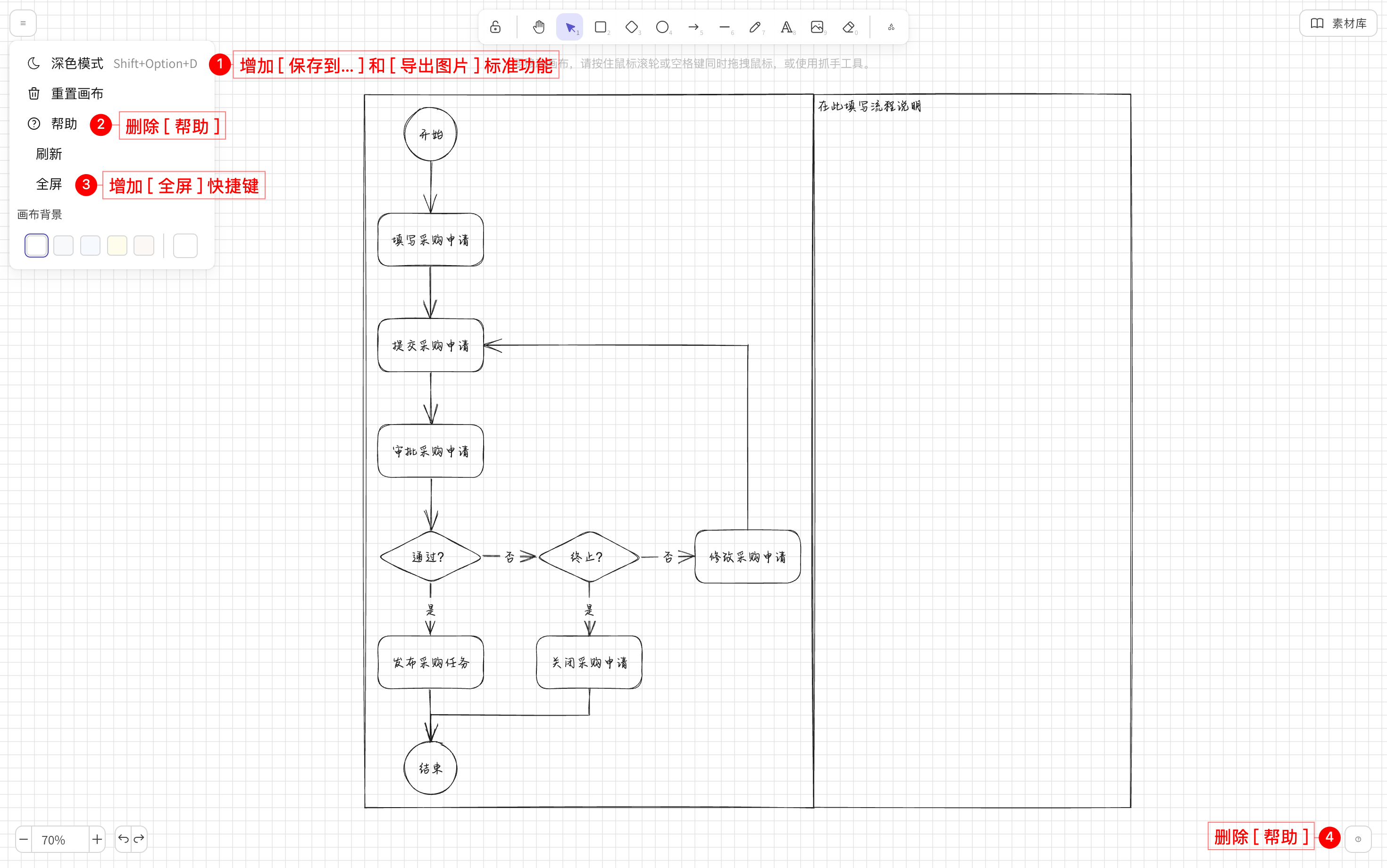 建议增加[保存到...]、[导出图片]、[全屏快捷键]、[字体设置参数] · Issue #23 · zuoez02/siyuan-plugin-excalidraw · GitHub