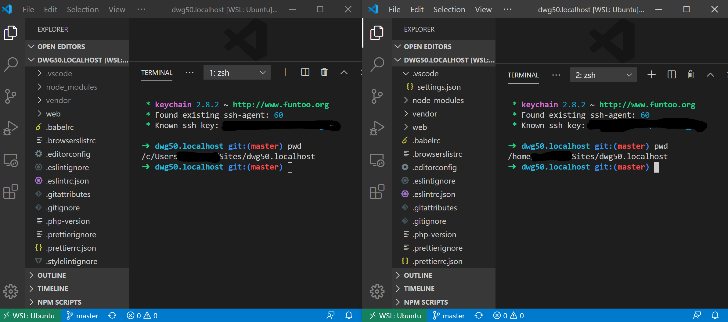 Git Related Highlighting Fading In VS Code Explorer Sidebar Not Working In Symlinked Folders 