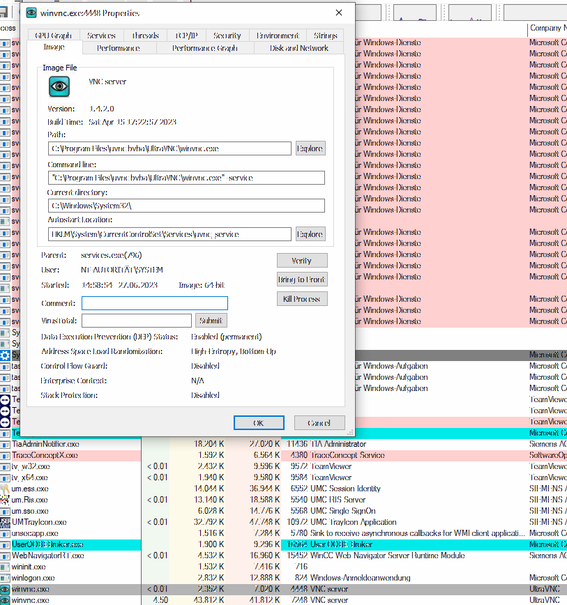 Rising handles on winvnc service (handle leak) · Issue #96 · ultravnc ...