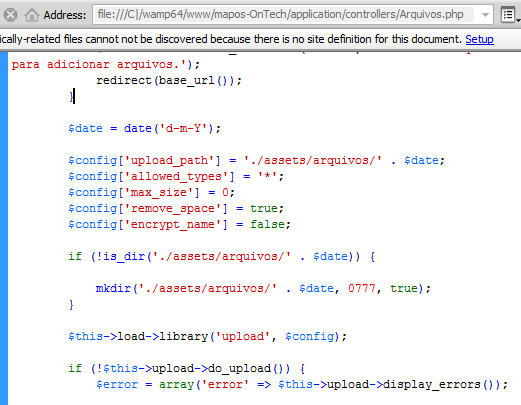 Erro ao Adicionar Arquivo · Issue #724 · RamonSilva20/mapos · GitHub