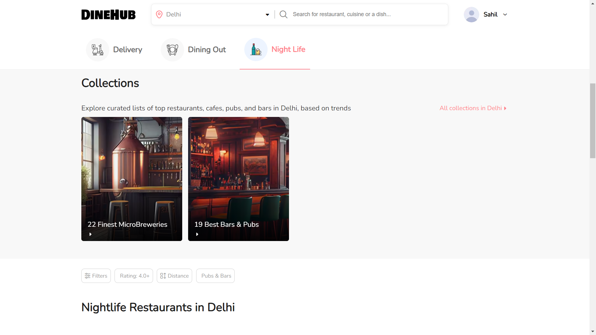 GitHub - SahilLamba0008/Dine-Hub: A zomato UI clone created using React Components and CSS