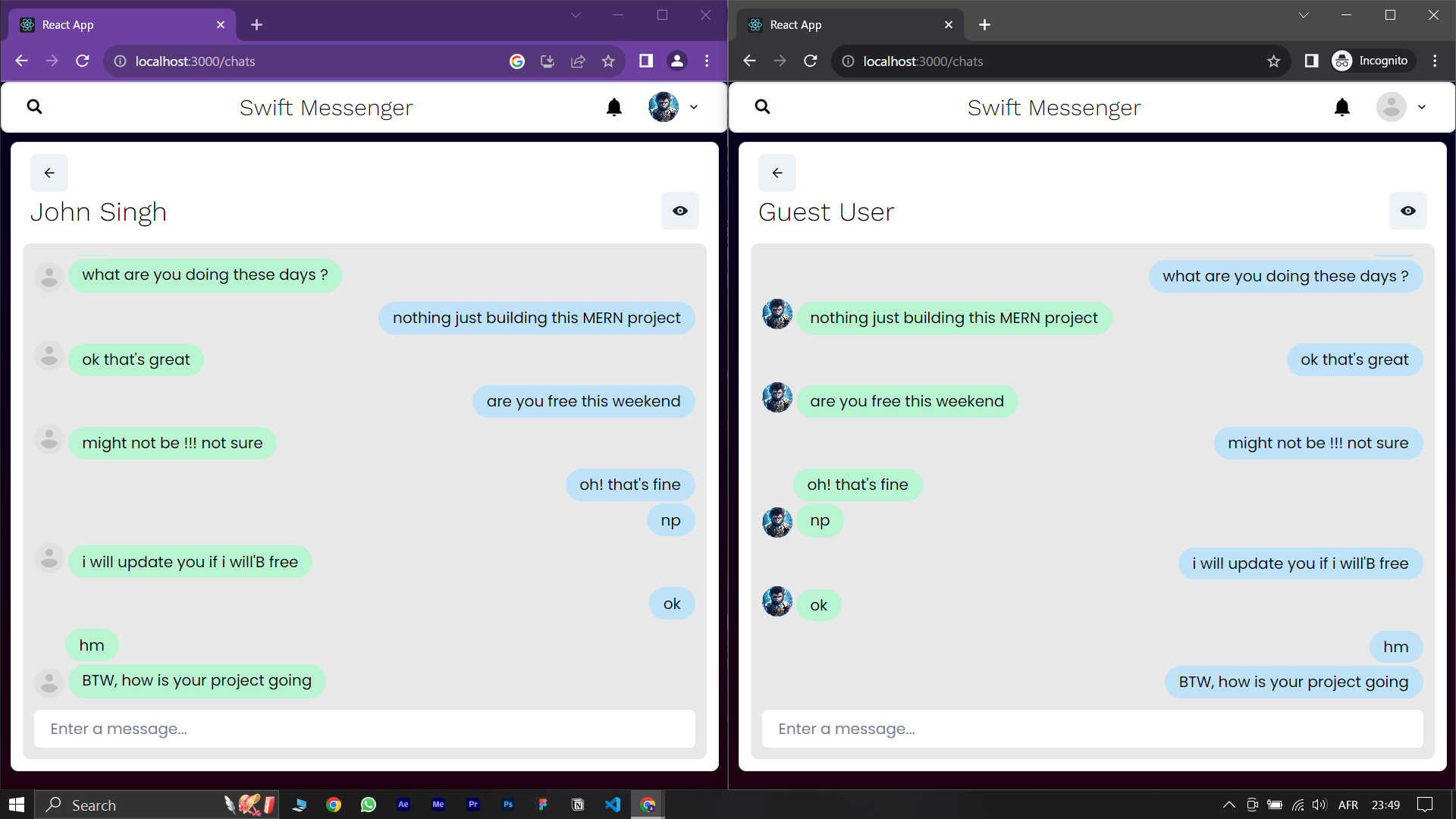 Github Sahillamba0008 Swift Messenger A Real Time Mern Chat Application