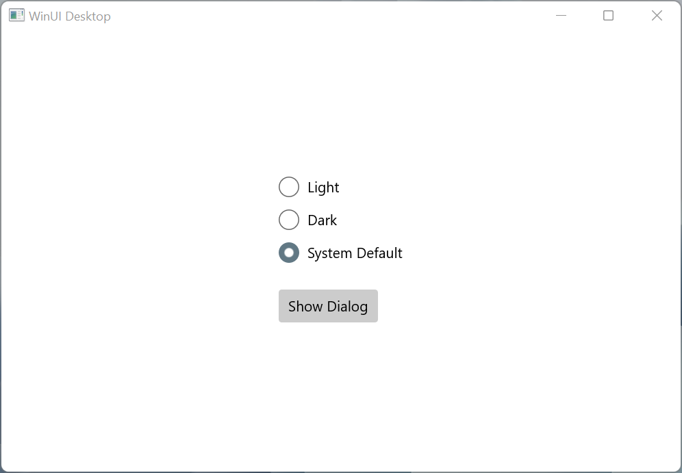 RequestedTheme changes are not applied properly to StackPanel and ContentDialog in WinUI 3 ...
