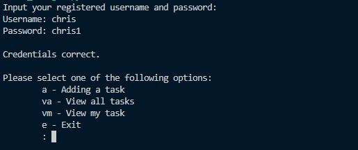 GitHub - ChrisTheFish96/Task-manager: A program with a login portion to manage a teams tasks ...