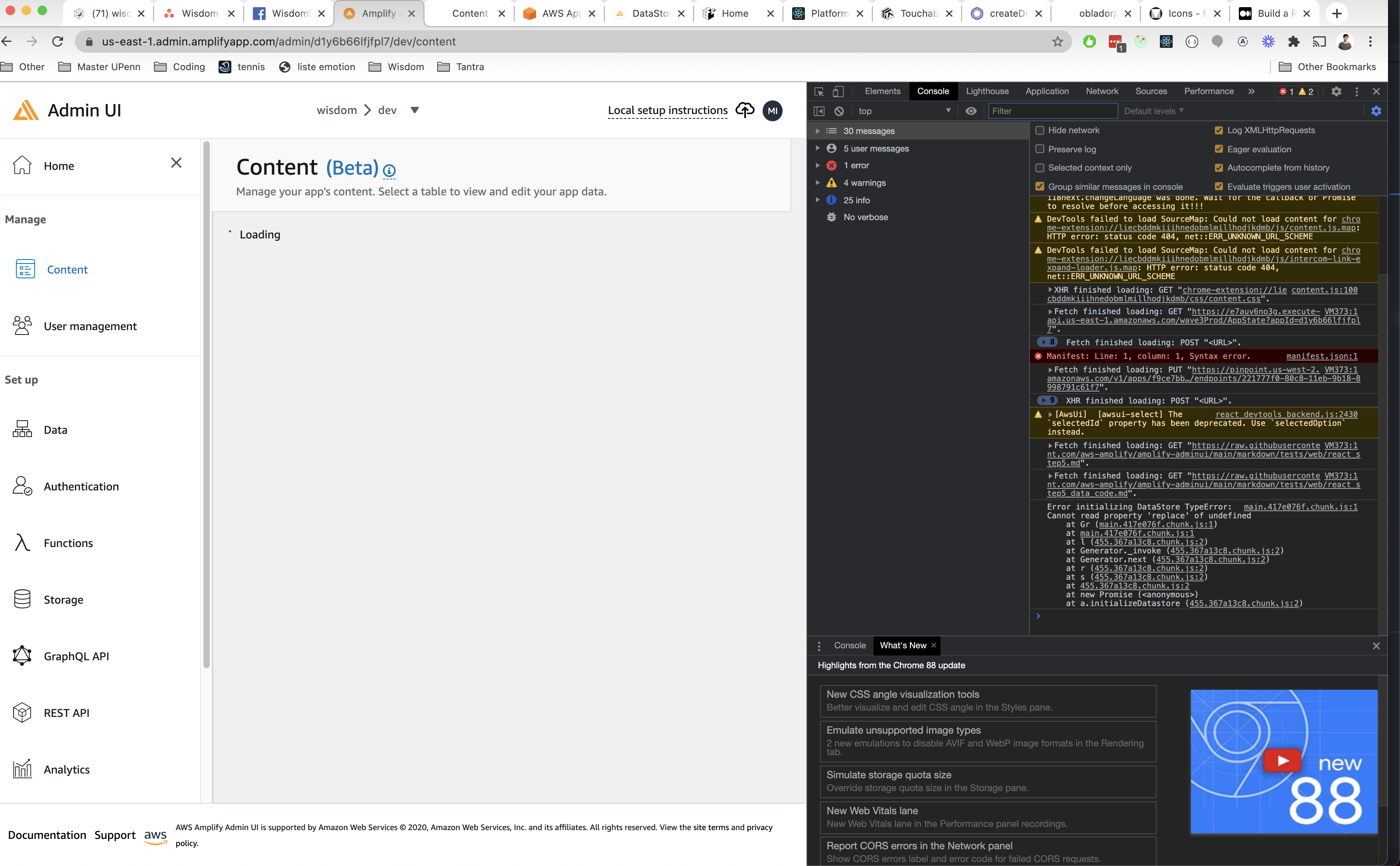 Content errors out while loading · Issue #141 · aws-amplify/amplify-studio · GitHub