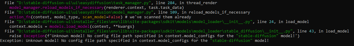 The model for Stable Diffusion has not been loaded yet! · Issue #882 · easydiffusion ...