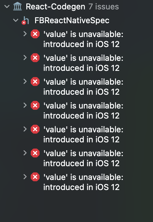 Problem To Build A Blank Project In Ios · Issue 37325 · Facebookreact