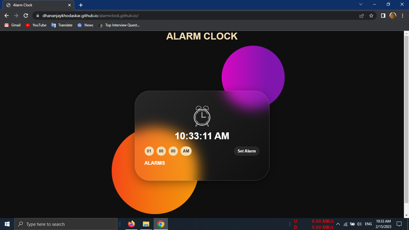 GitHub - DhananjayKhodaskar/alarmclock.github.io: This is the Alarm Clock Project for Coding ...