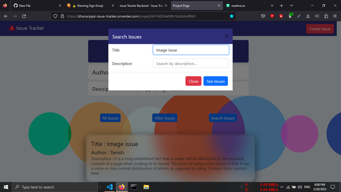 GitHub - DhananjayKhodaskar/IssueTracker