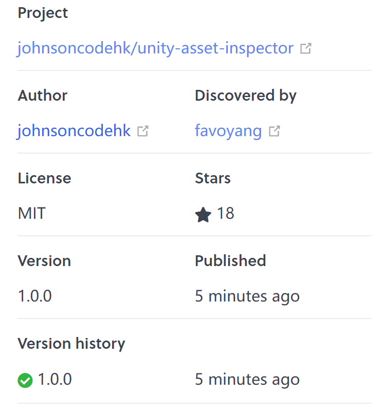 Create a GitHub Release · Issue #2 · johnsoncodehk/unity-asset ...