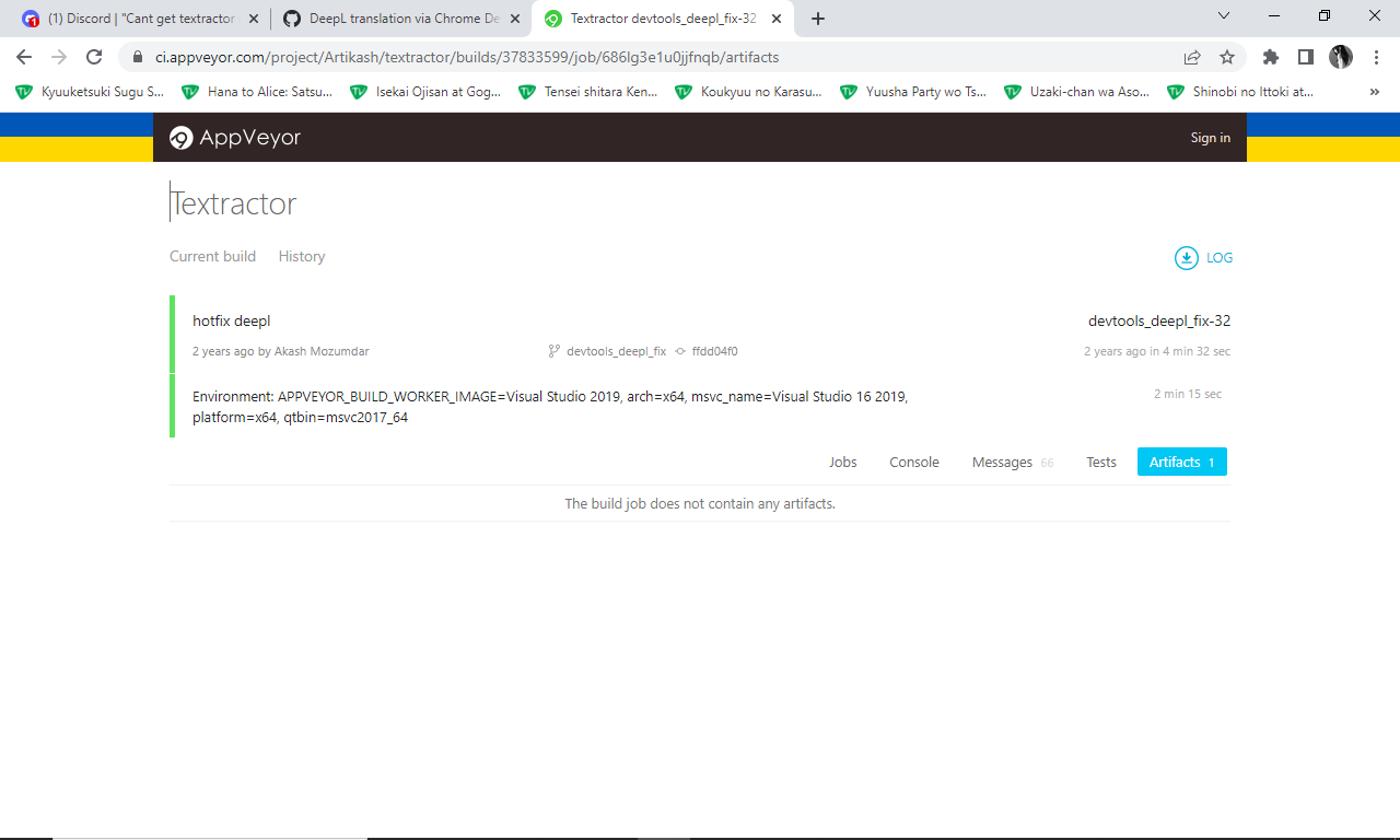 DeepL translation via Chrome DevTools no longer works · Issue #489 · Artikash/Textractor · GitHub