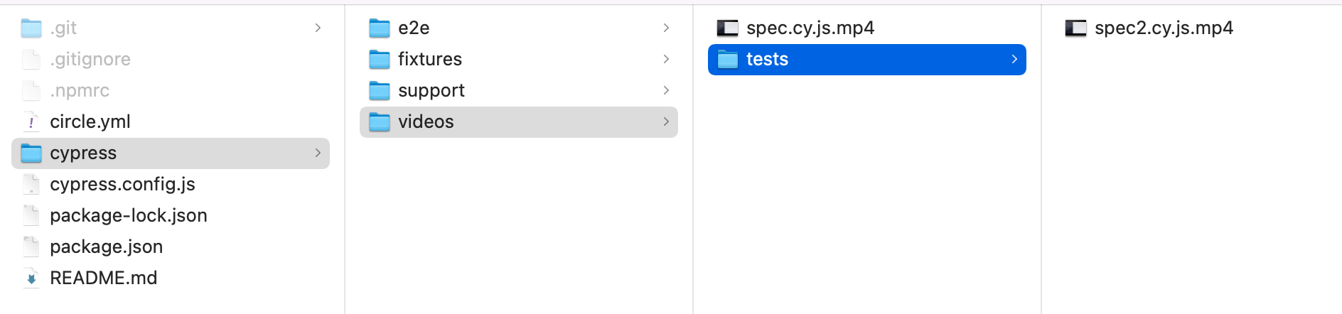 Video results directory structure differ on specific spec run · Issue #25815 · cypress-io ...