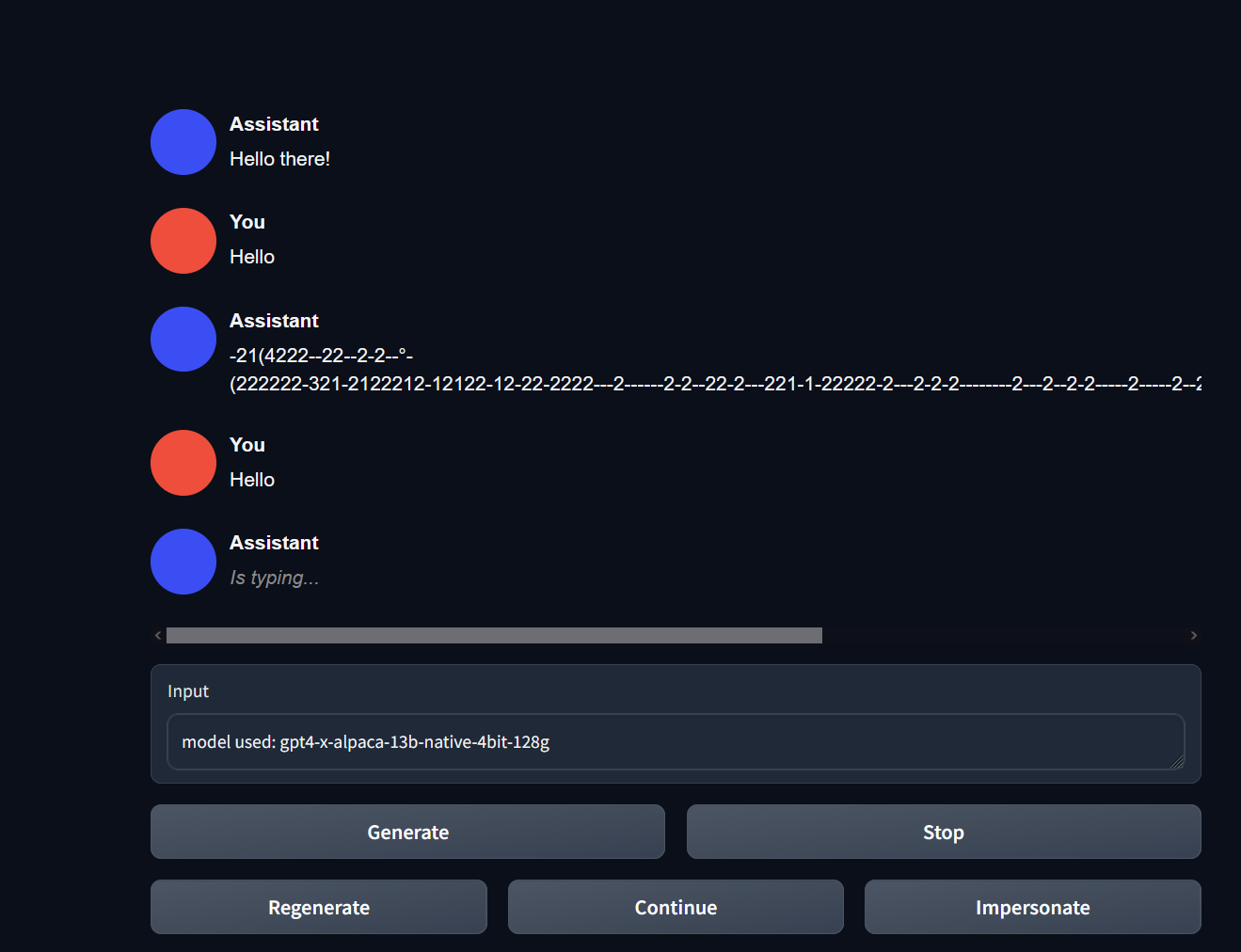 Bot spams random numbers or does not load · Issue #1000 · oobabooga/text-generation-webui · GitHub