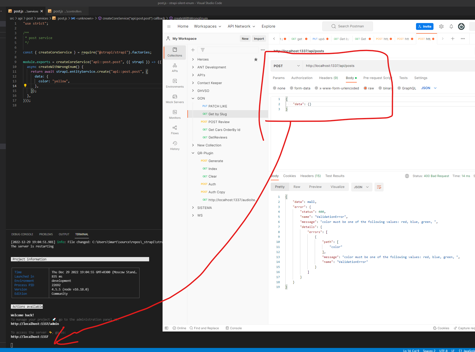 YupValidationError thrown silently · Issue #14913 · strapi/strapi · GitHub