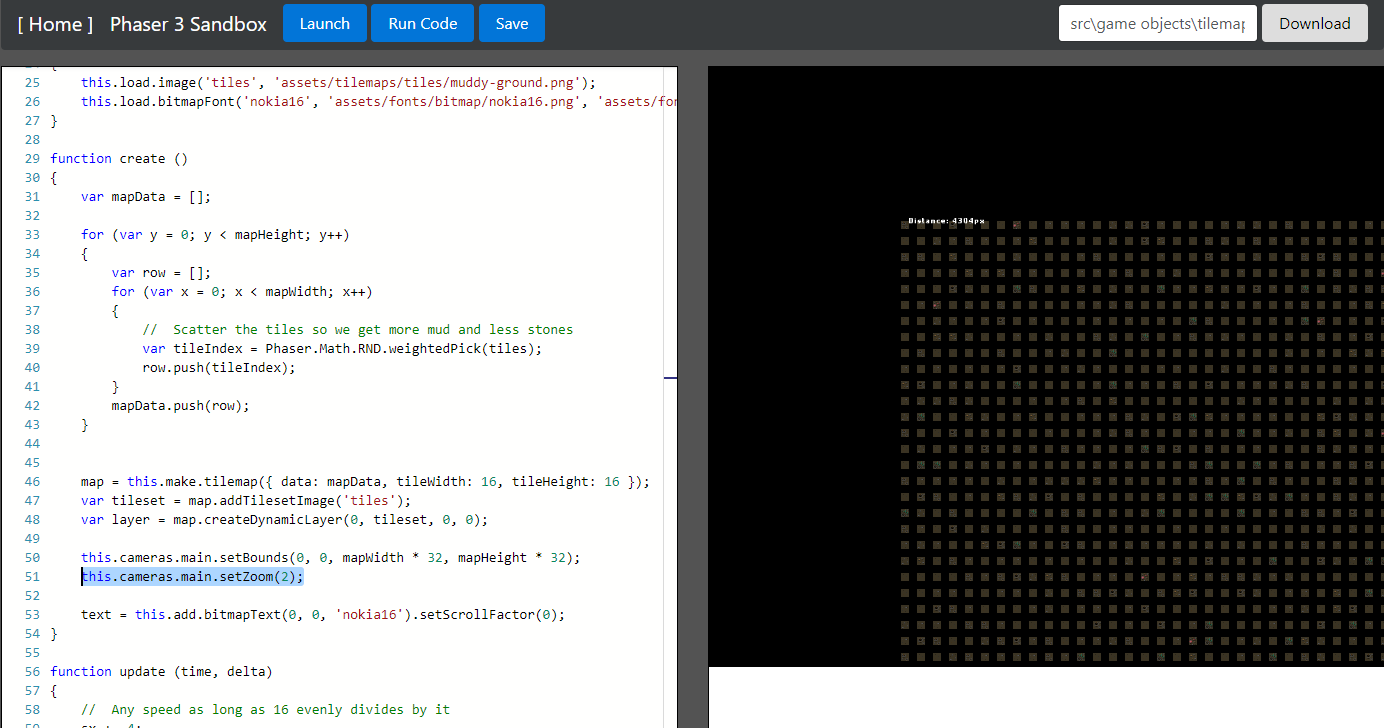 Dynamic Tilemap zoom problem · Issue #3818 · phaserjs/phaser · GitHub