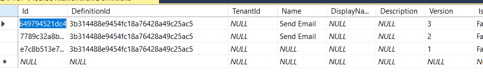 Elsa 2.1.1.463, Multiple Published versions for the same workflow ...