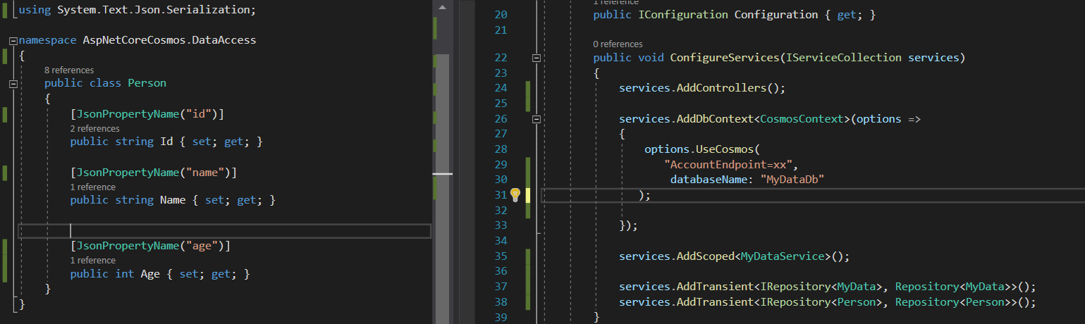 UseCosmos with serialization options. · Issue #2651 · Azure/azure-cosmos-dotnet-v3 · GitHub