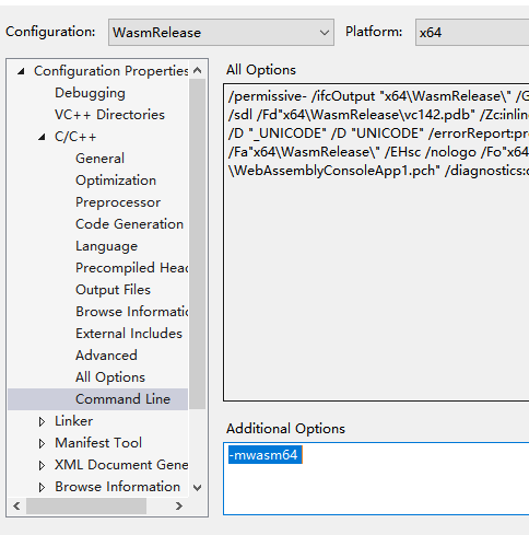 compile with x64 error "must specify -mwasm64" · Issue #30 · roozbehid/dotnet-vcxproj · GitHub