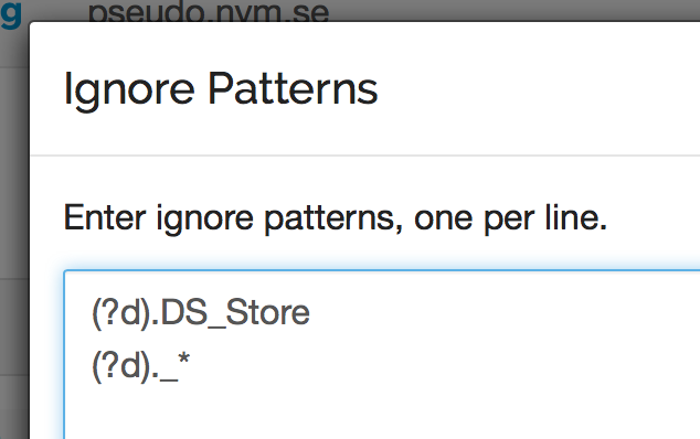 Send only folder out of sync due to ignored items · Issue #4616 · syncthing/syncthing · GitHub