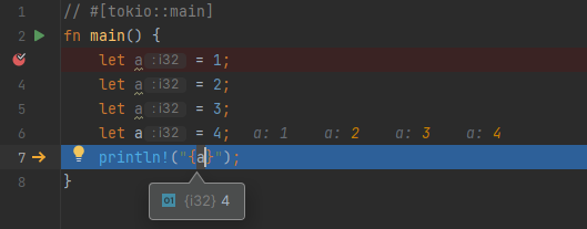 Incorrect variable values are displayed · Issue #10371 · intellij-rust/intellij-rust · GitHub
