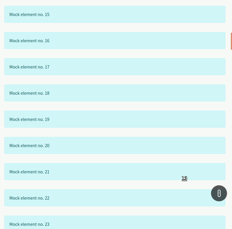 Infinite Scroll Up And Down with root Scroll behavior Smooth