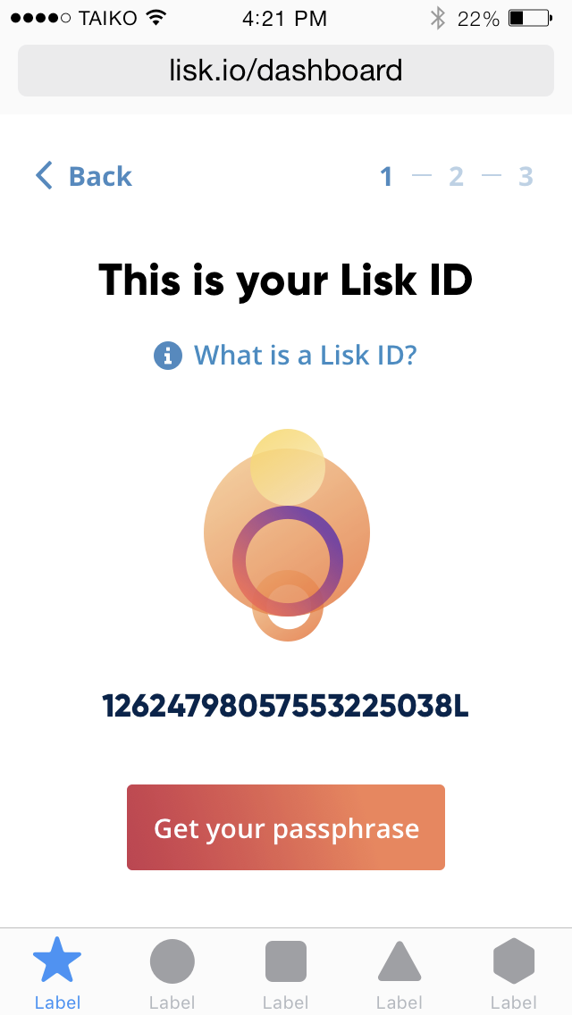 Implement breakpoints of account creation · Issue #119 · LiskHQ/lisk-desktop · GitHub